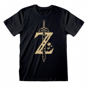 T-SHIRT ZELDA BOTW SWORD ICON XL